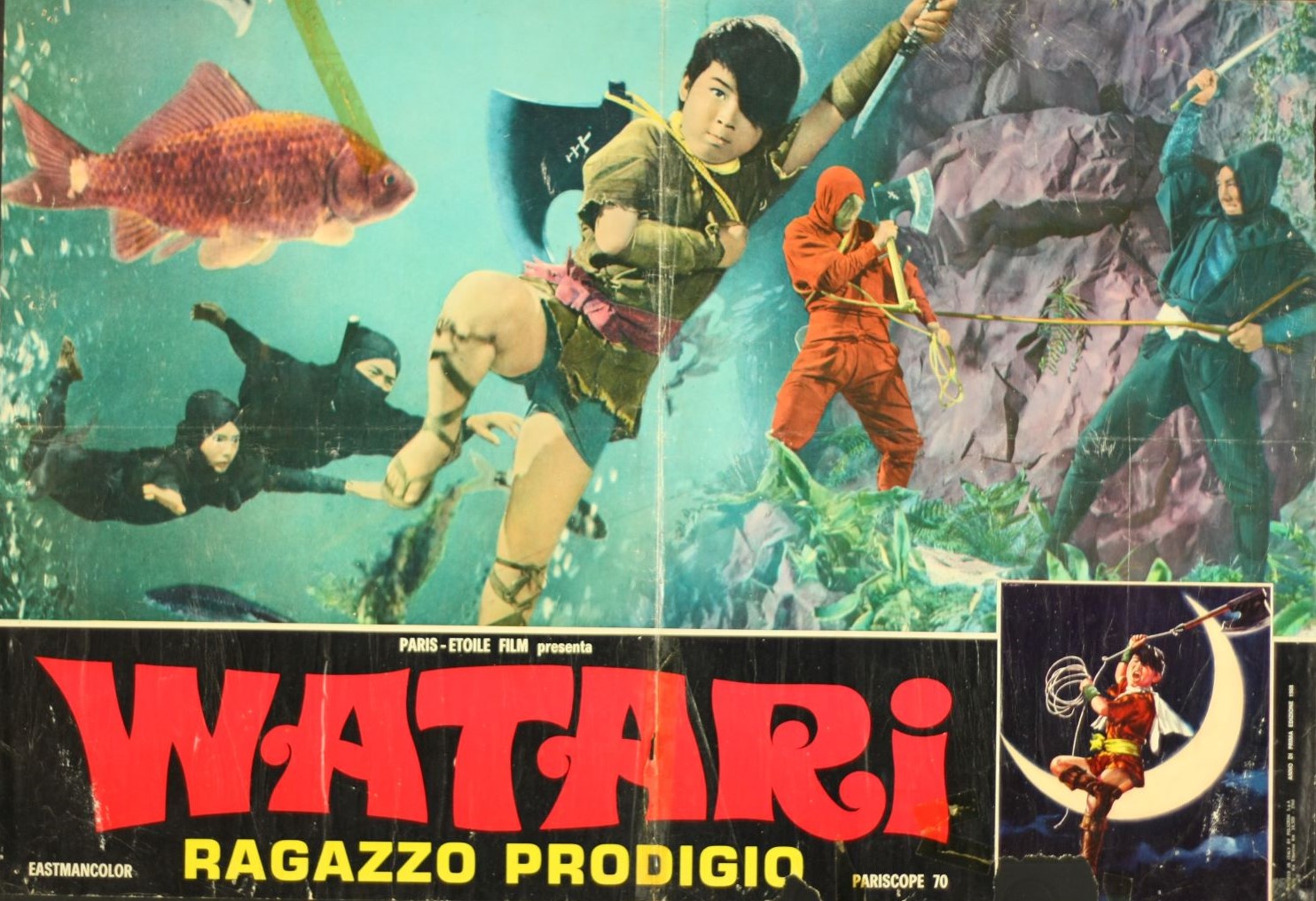 大忍術映画 ワタリ - 日本映画海外ポスターアーカイブ